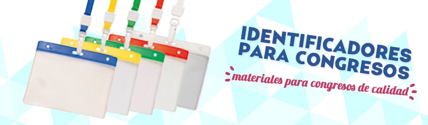 Identificadores Congresos- Identificadores publicitarios de plástico